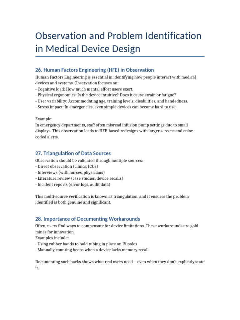 Observation Problem Identification Complete | PDF | Health Care ...