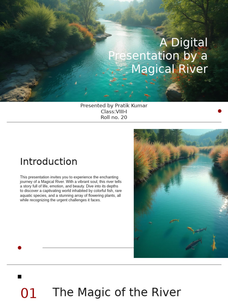 Enchanting Journey of a Magical River | PDF | Pollution | Aquatic Ecosystem