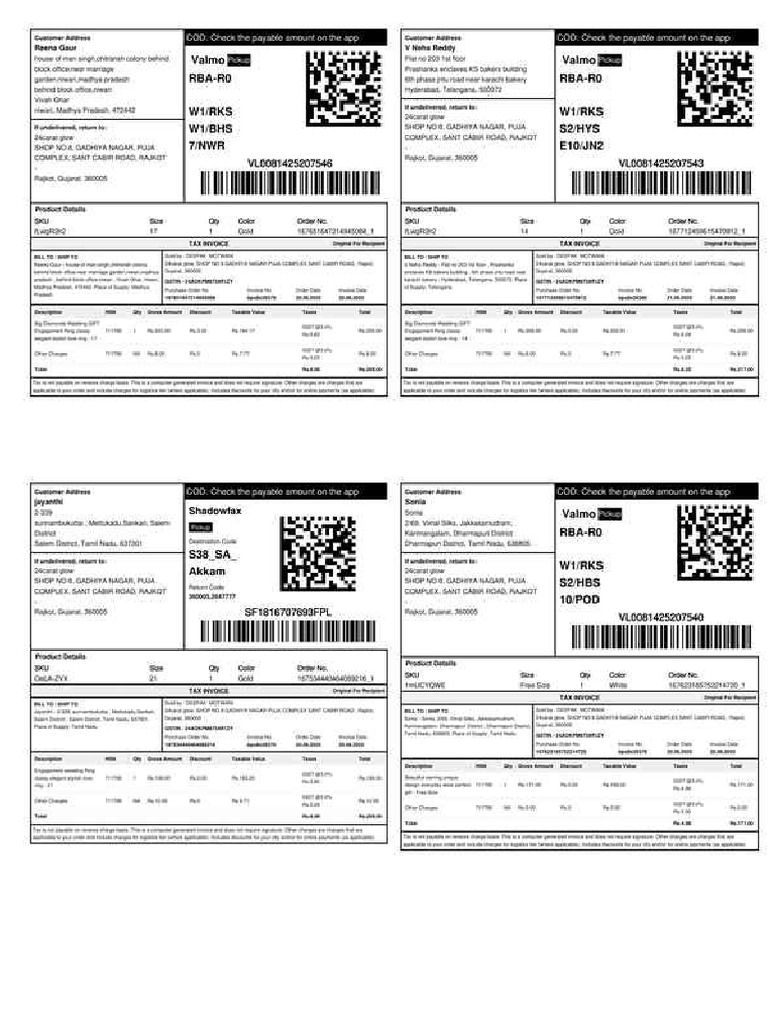 Printable Labels 4x6 4pera4 Compressed | PDF