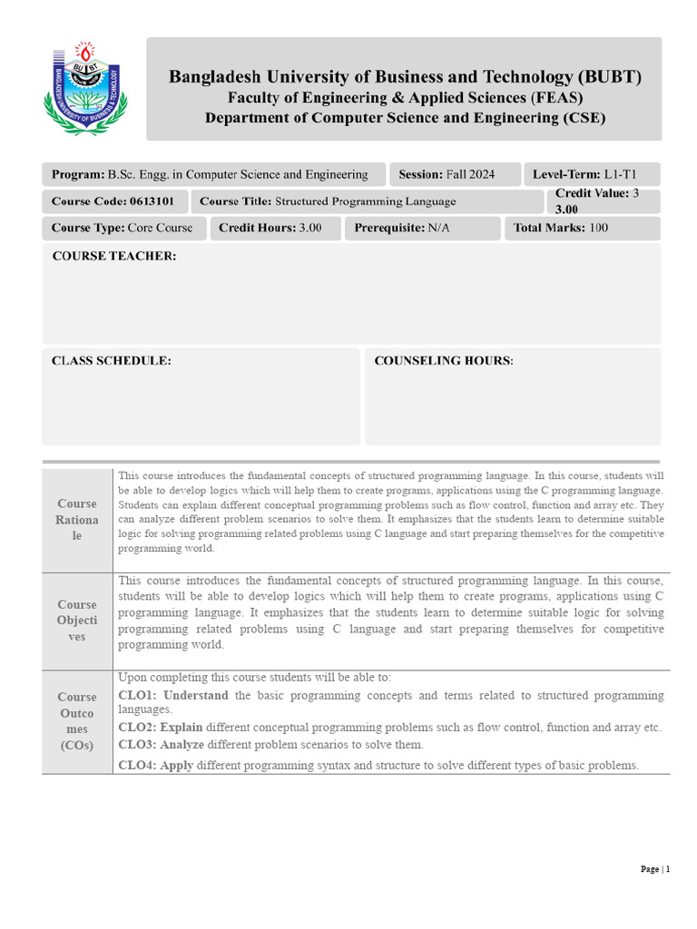 Cse - 101 (0613101) - 54-1 | PDF | Pointer (Computer Programming) | String (Computer Science)