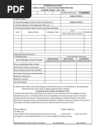 Student Council Nomination Form 2024-25 | PDF