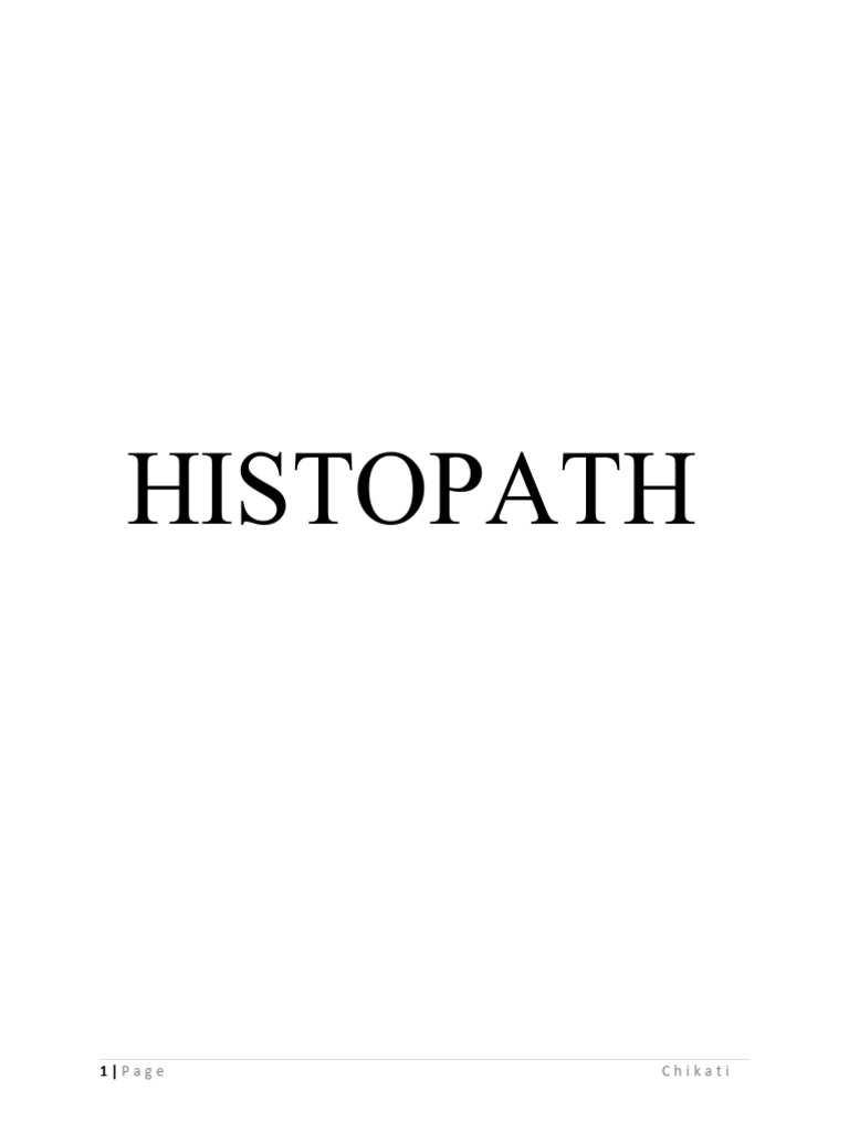 HISTOPATH Compilation | PDF | Inflammation | Macrophage