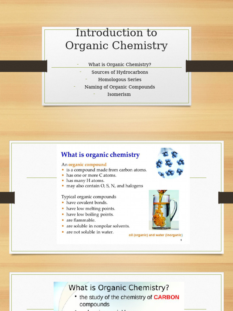 Introduction To Organic Chemistry Ms. Sawh | PDF | Alkane | Chemical ...