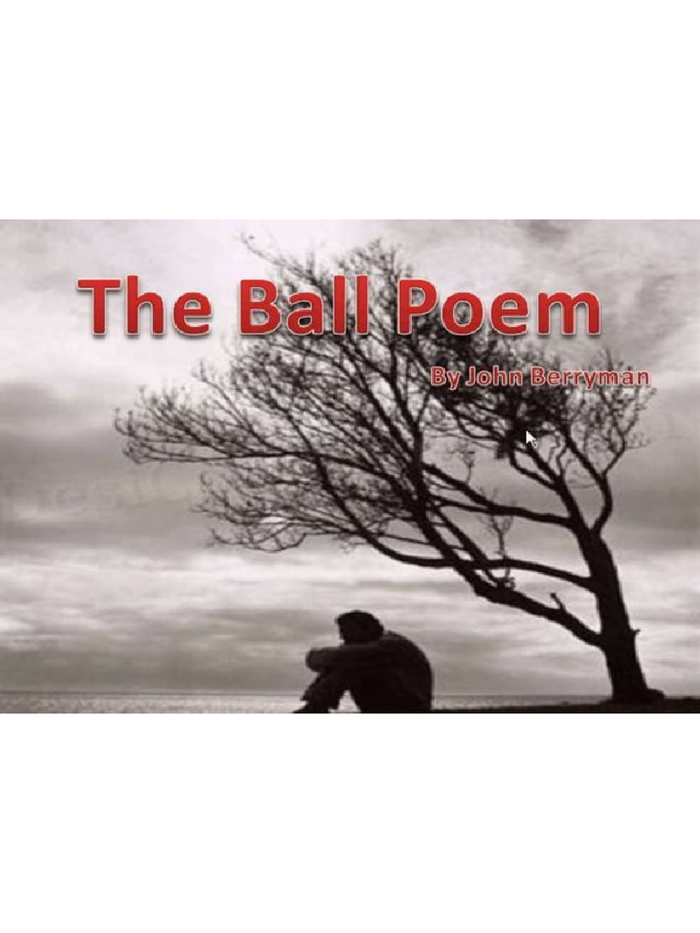 The Ball Poem 10th Class | PDF