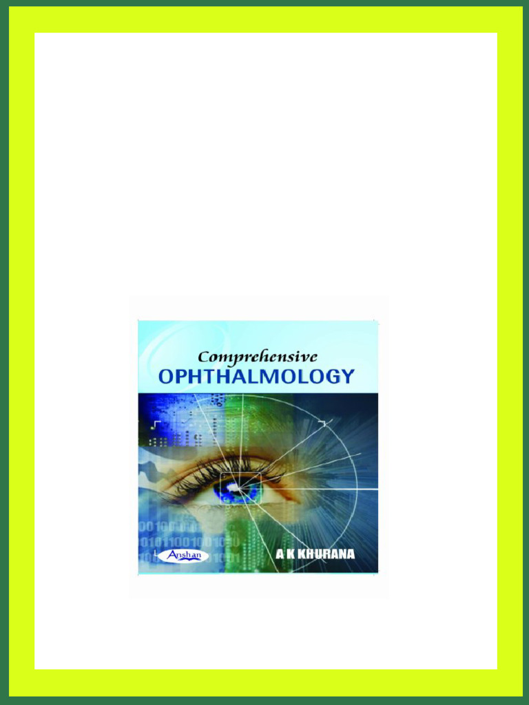 Comprehensive Ophthalmology 4th Edition A. K. Khurana PDF Download | PDF | Human Eye | Ophthalmology