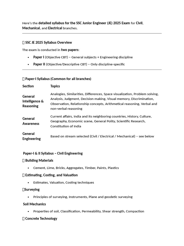 SSC | PDF | Concrete | Engineering