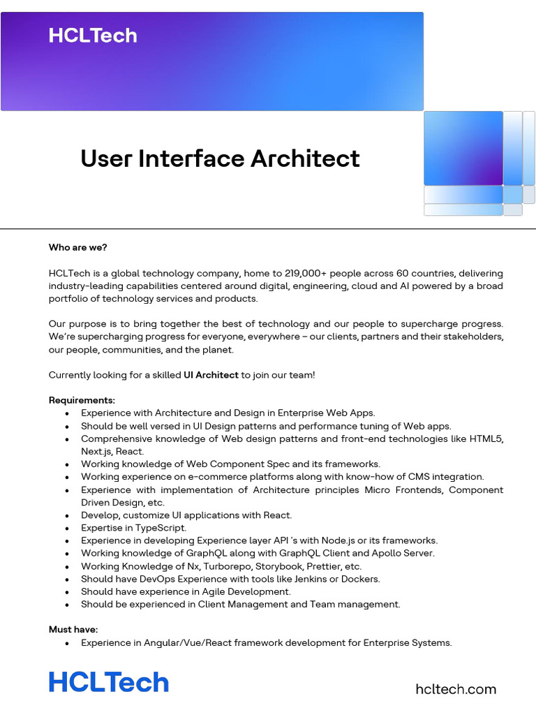 User Interface Architect Pdf User Interface Web Application