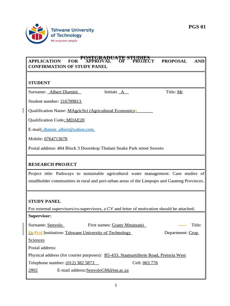 Dlamini's Soweto Postal Code Details | PDF | Stationary Process ...