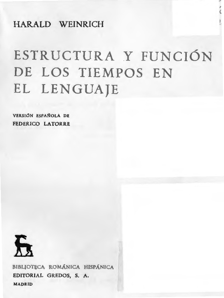 Weinrich Portada Del Libro | PDF