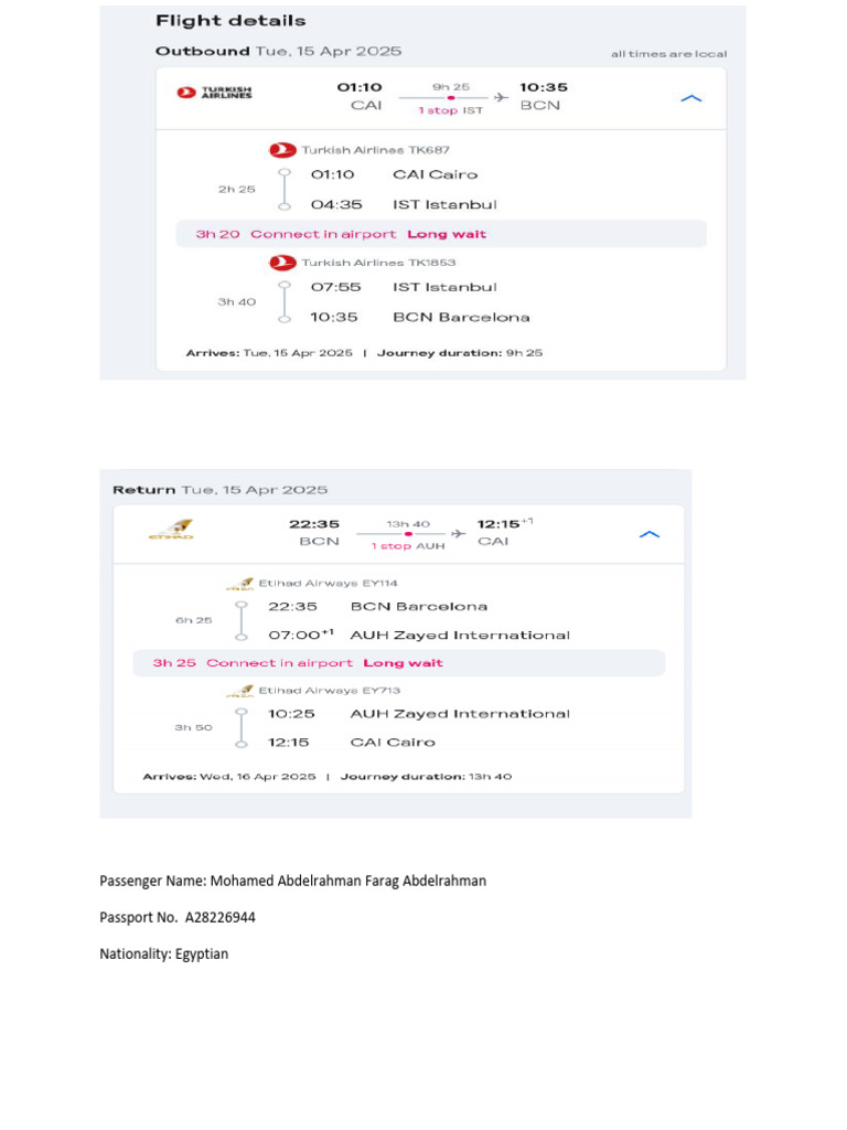 Flight Ticket | PDF