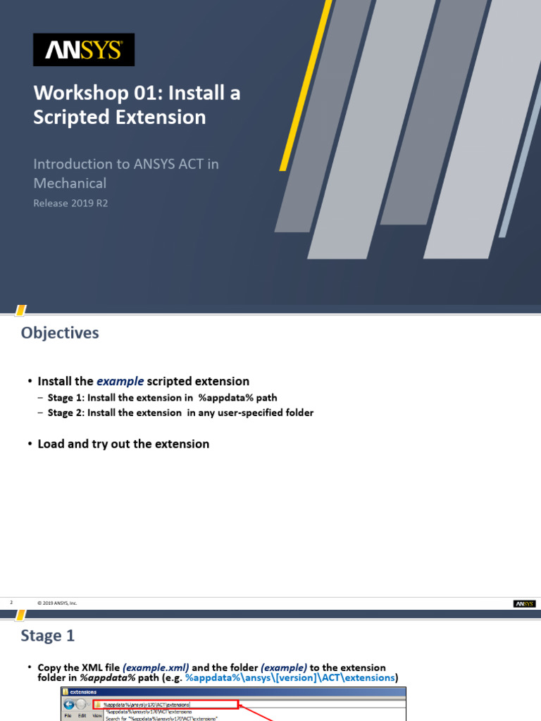 ANSYS ACT Scripted Extension Guide | PDF