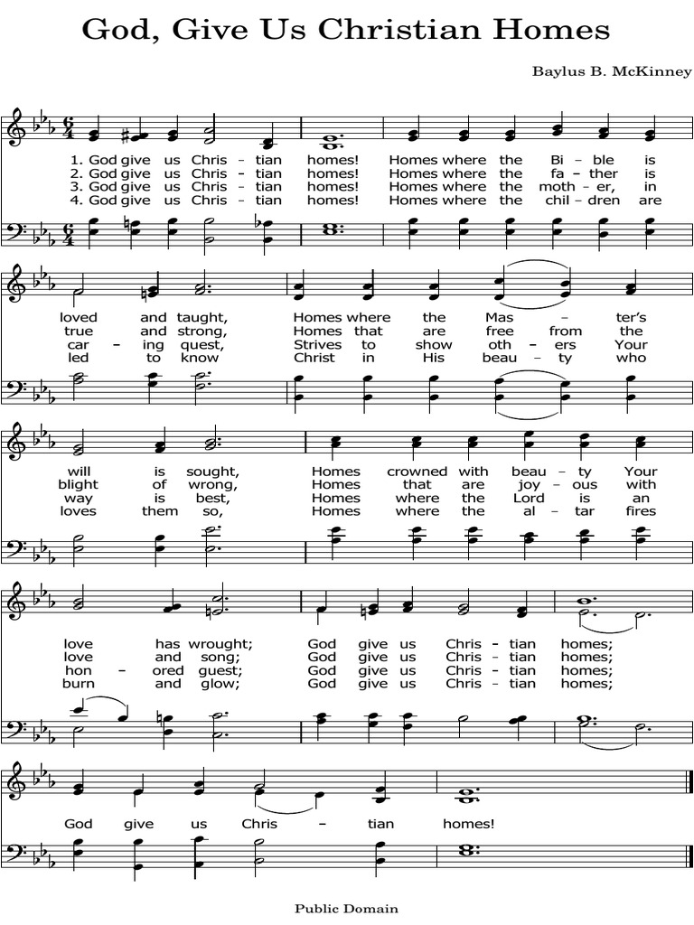 God, Give Us Christian Homes | PDF