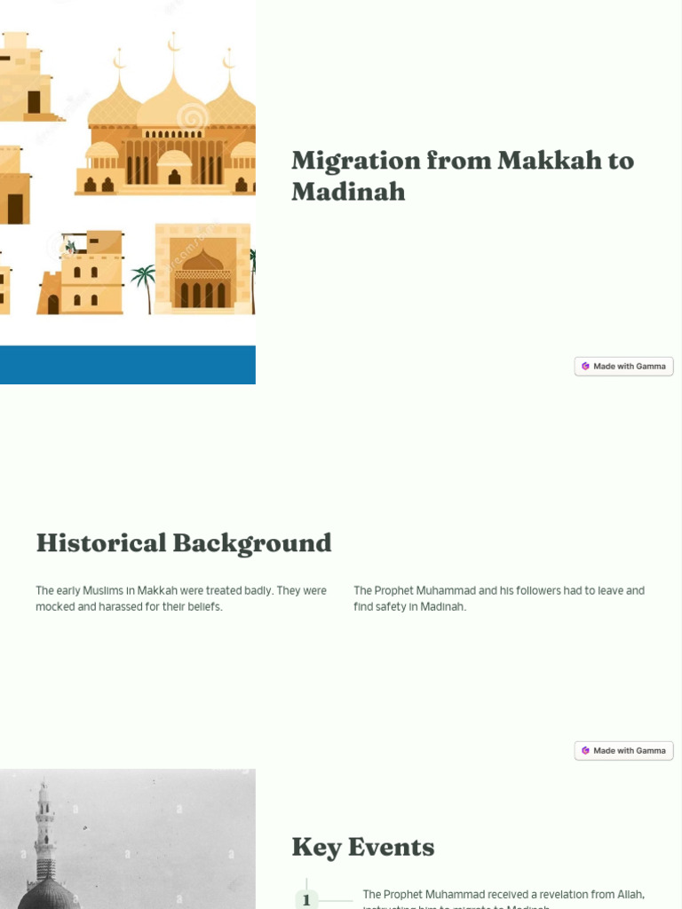 Migration from Makkah to Madinah | PDF
