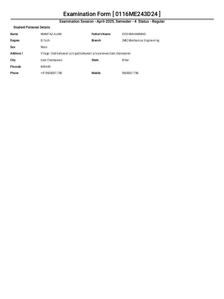 Rajiv Gandhi Proudyogiki Vishwavidyalaya, Bhopal . | PDF | Engineering