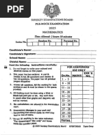 PLE 2024 Mathematics Exam Paper | PDF