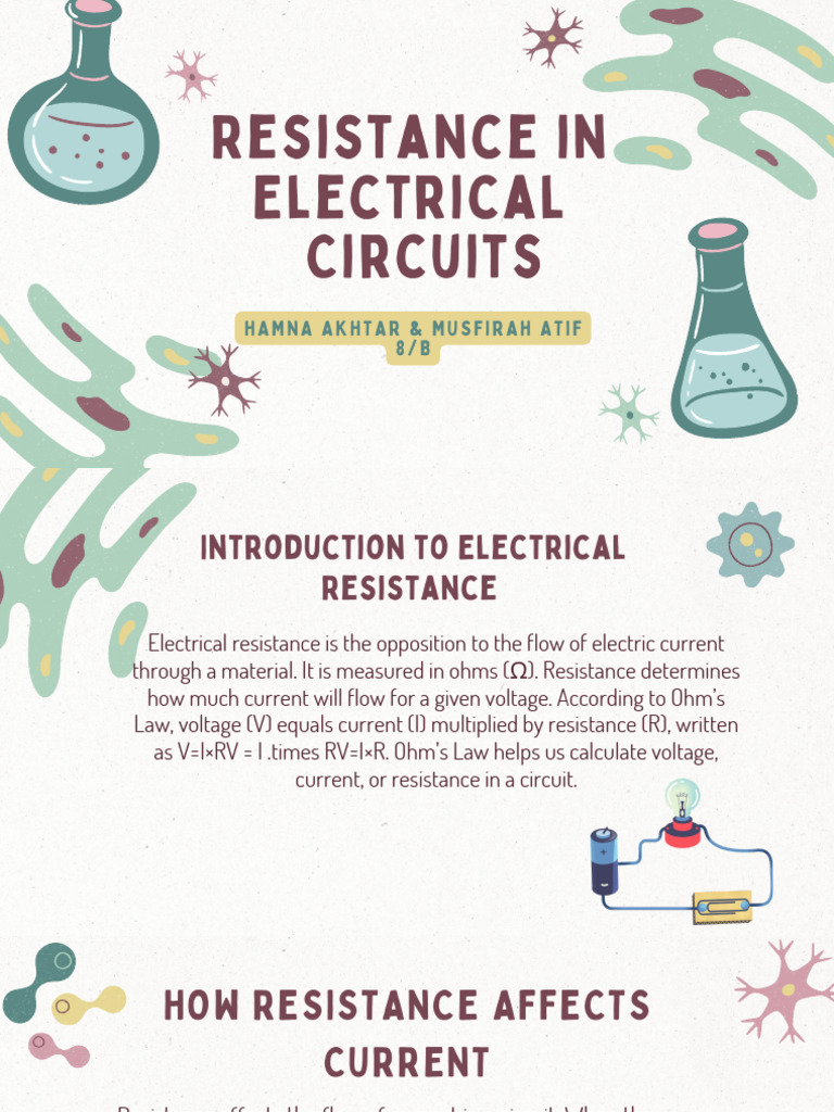 Resistance in Electrical Circuits | PDF