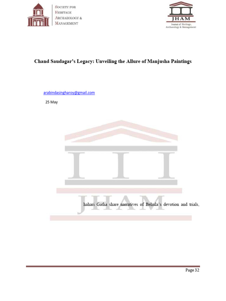 2..JHAM 4 (1) - Jun 2024 - Singha Roy A - Chand Saudagar | PDF