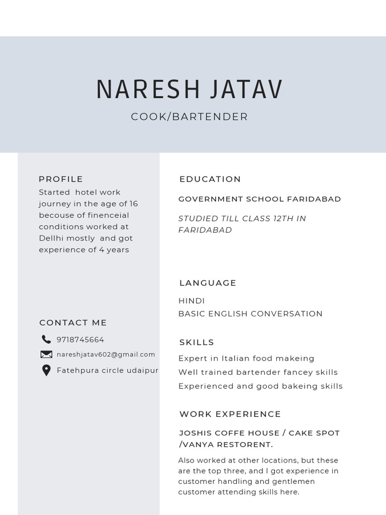 White Simple Student CV Resume - 20240919 - 213436 - 0000 | PDF