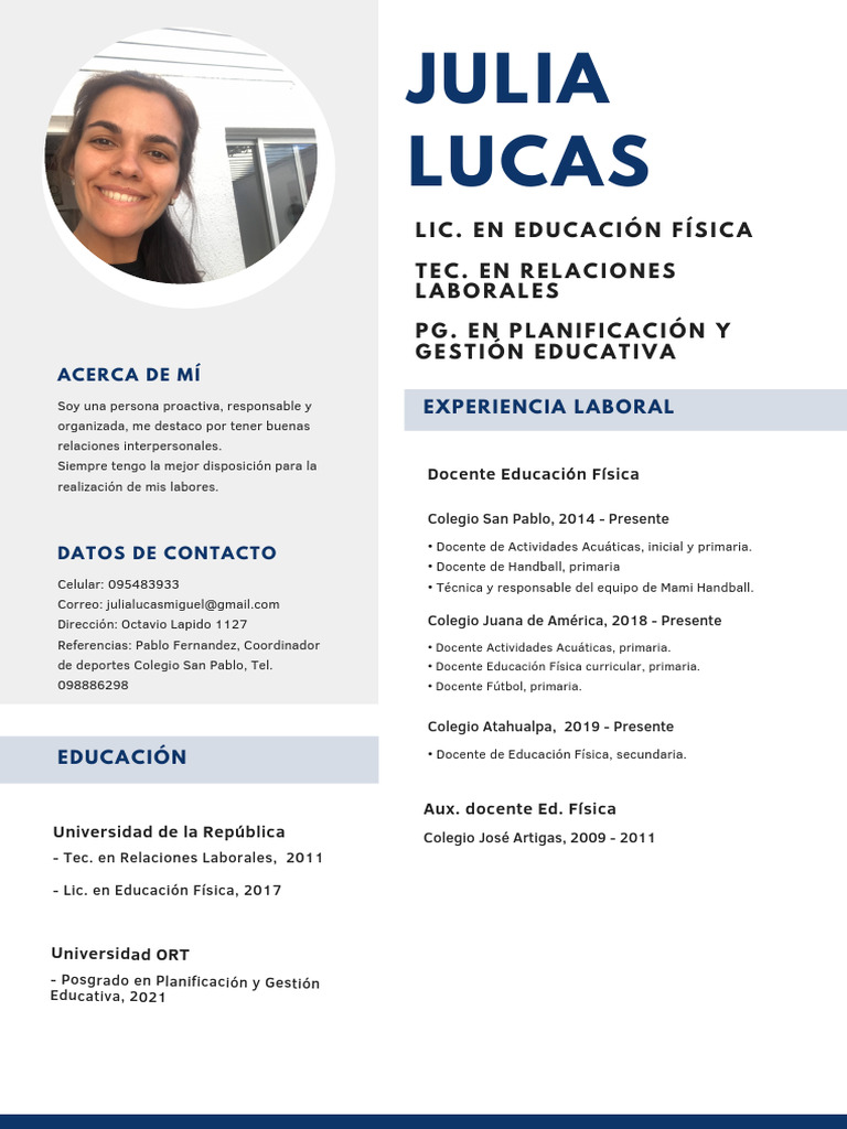 CV Julia Lucas | PDF