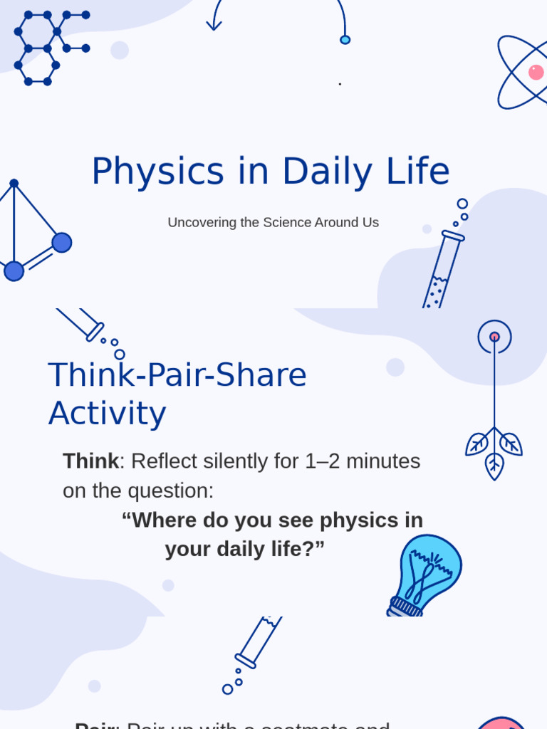 Lesson 1 Physics in Daily Life | PDF | Force | Physics
