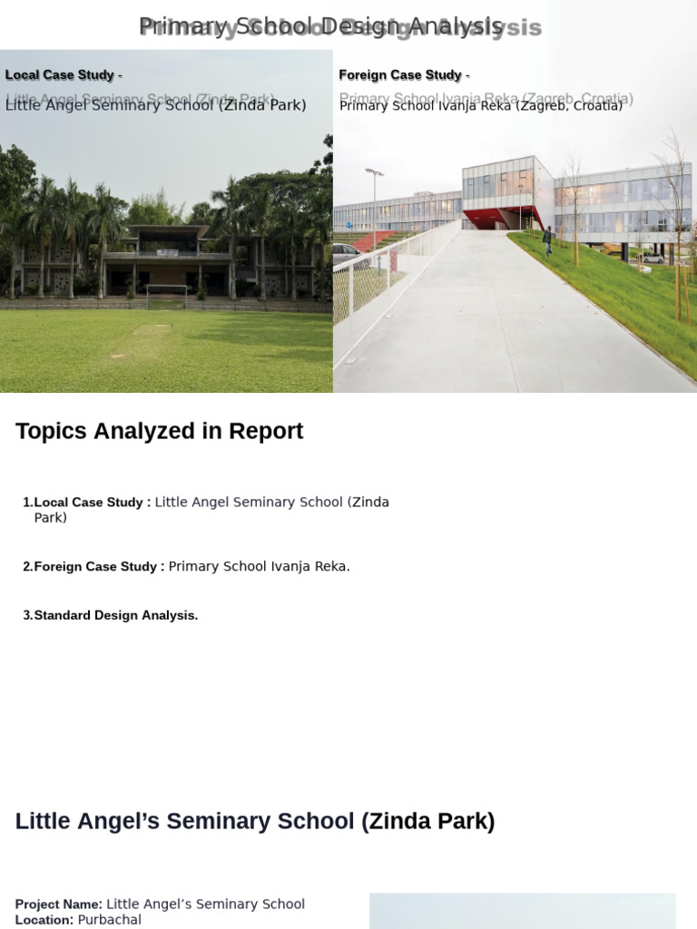 Primary School Design Analysis Report Final | PDF | Desk | Stairs