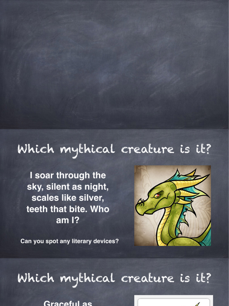 Mythical Creatures Order of Adjectives | PDF | Folklore