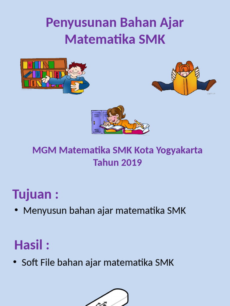 Penyusunan Bahan Ajar Mgm Mat Smk 2019 | PDF