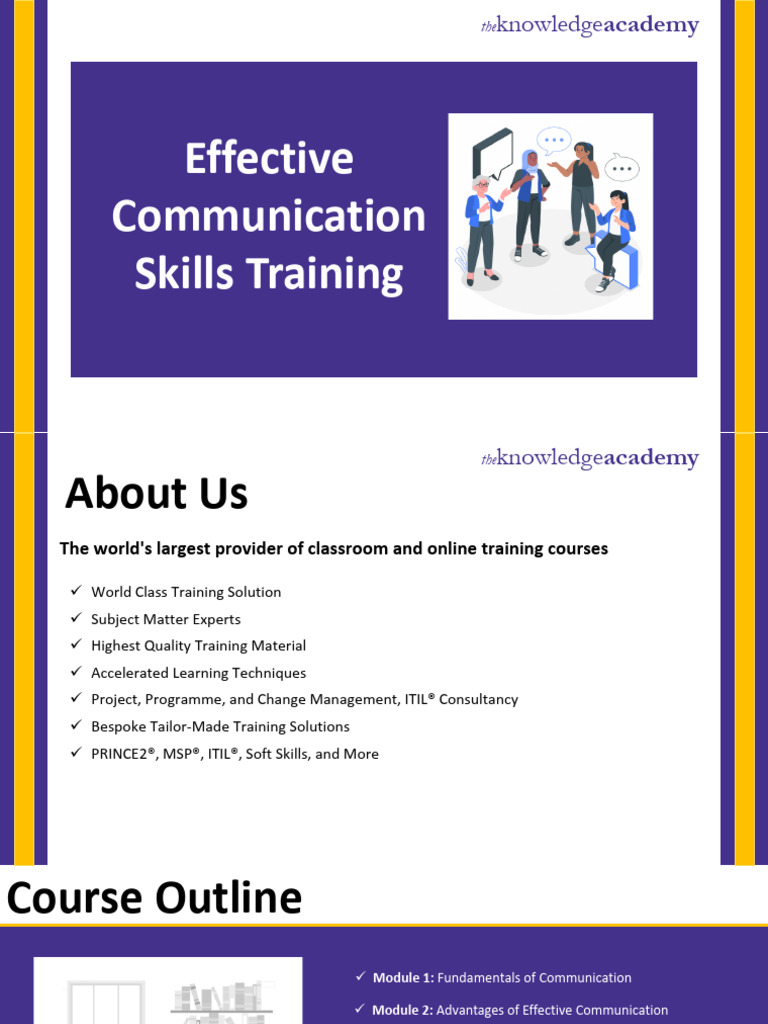 Effective Communication Training - Delegate Pack | PDF | Communication | Nonverbal Communication