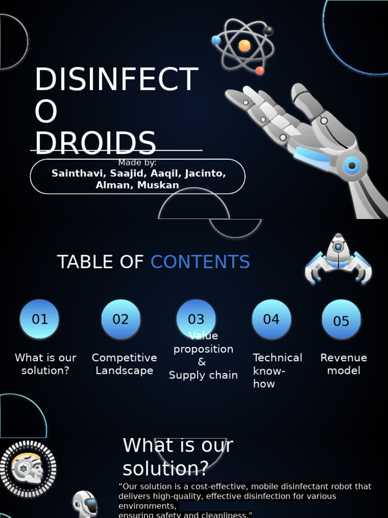 Humanoid Robot Pitch Deck by Slidesgo | PDF