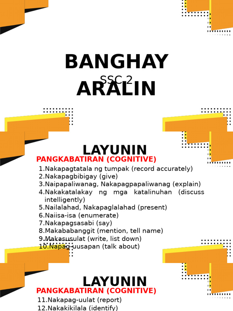 Gabay Sa Paggawa NG Banghay Aralin | PDF