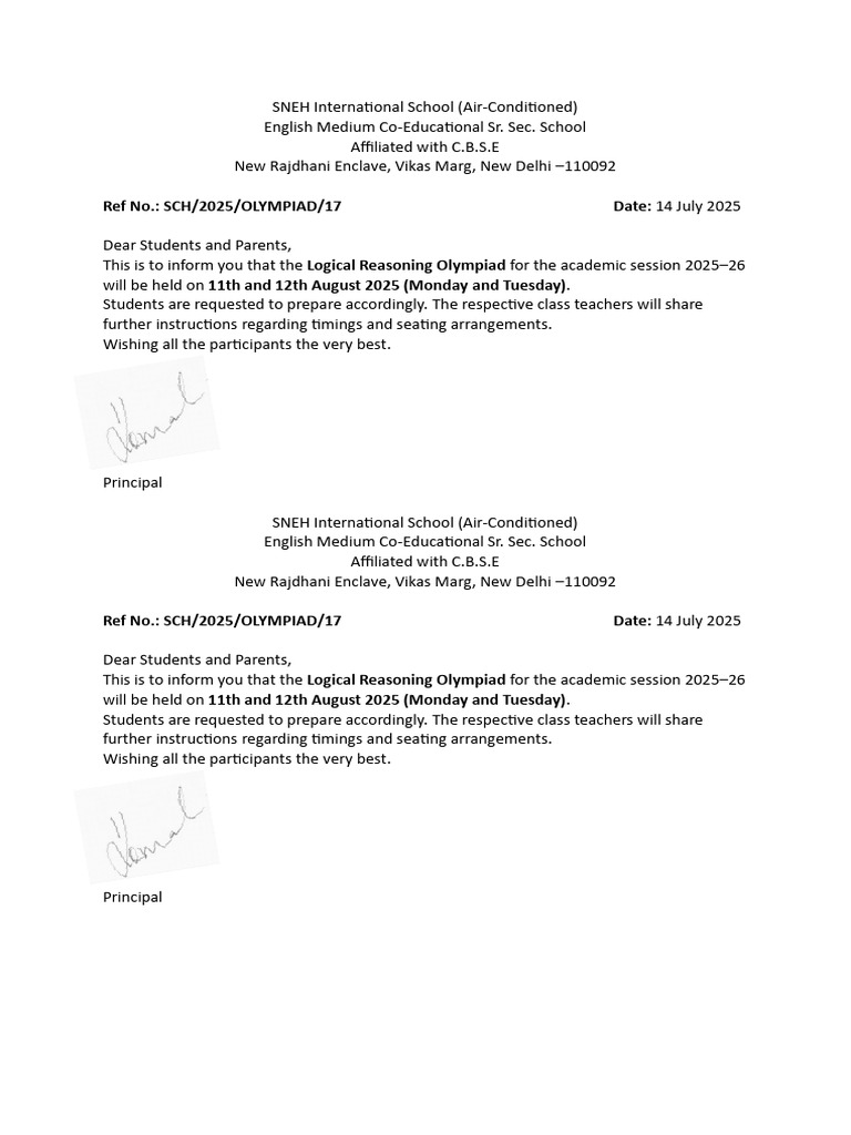 Circular Olympiad | PDF