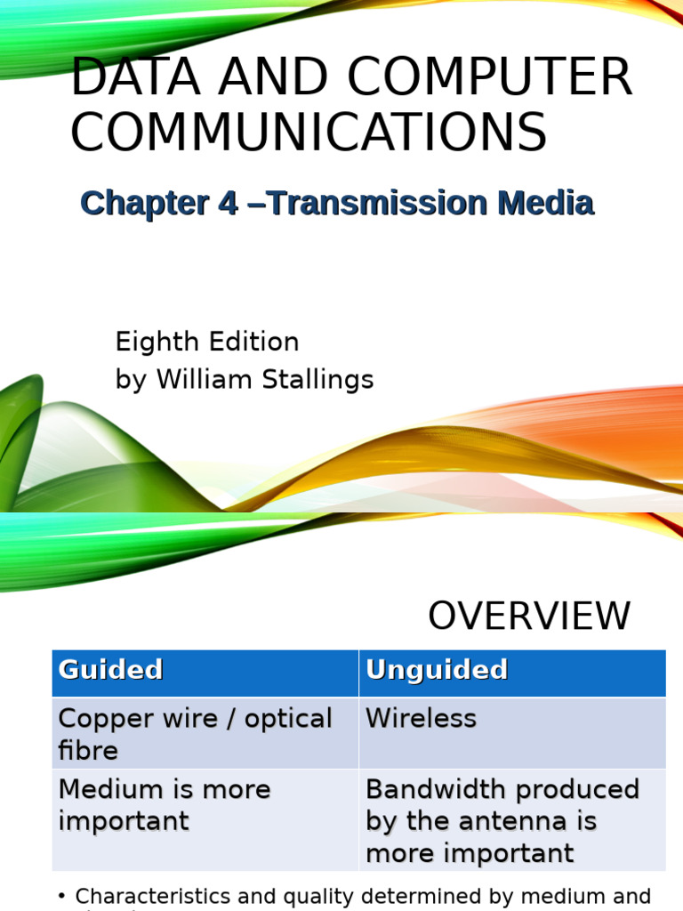 3 Transmission Media | PDF | Radio | Antenna (Radio)