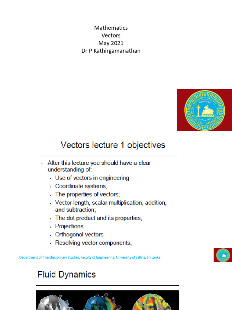 Understanding Vectors in Mathematics | PDF | Academic Discipline ...
