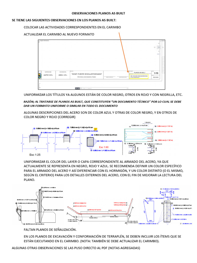 Obs Planos As Built | PDF