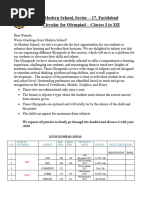 Silverzone Olympiad 2025-26 | PDF