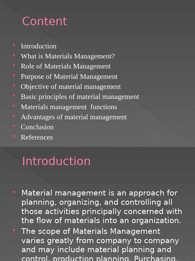 Materials Management | PDF | Inventory | Demand
