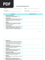 Here Are Some Sample Comments For Observations | PDF | Teachers ...