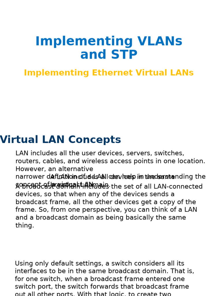 VLAN Configuration and Trunking Guide | PDF | Network Switch | Local ...