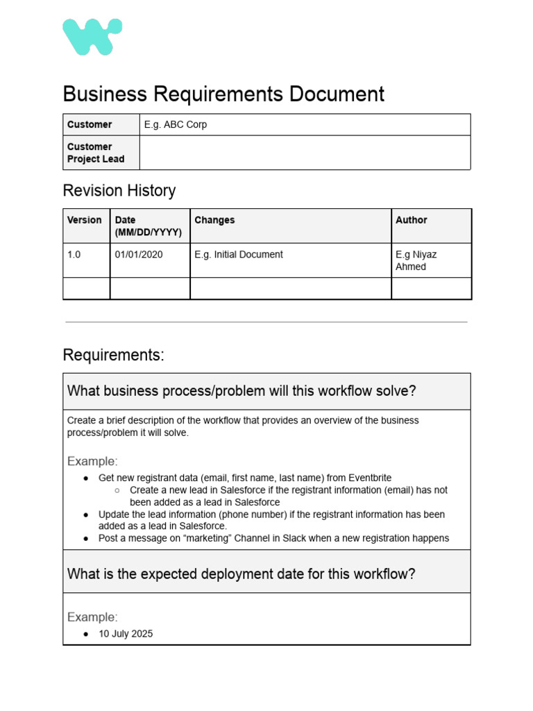 Business Requirements Document (BRD) | PDF | Information Technology | Information Science