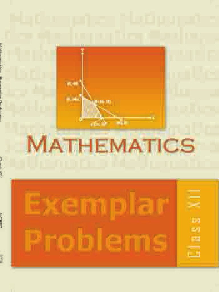 Exemplar Problems Mathematics Class 12 | PDF | Function (Mathematics ...