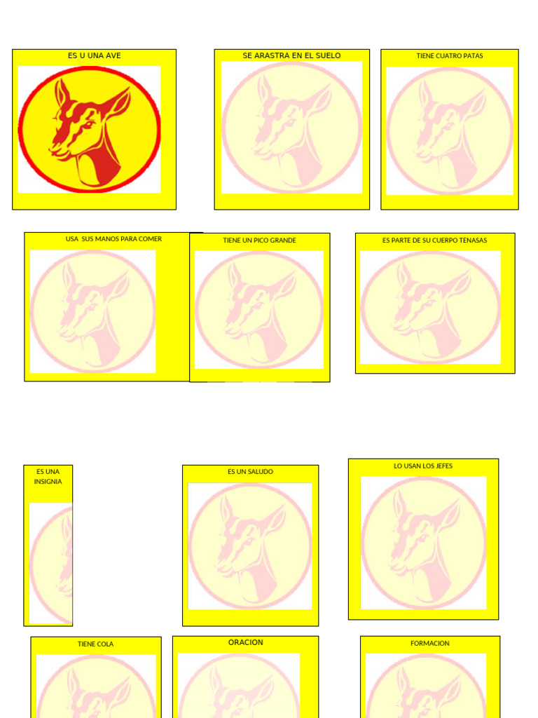 Tarjetas de Pistas | PDF