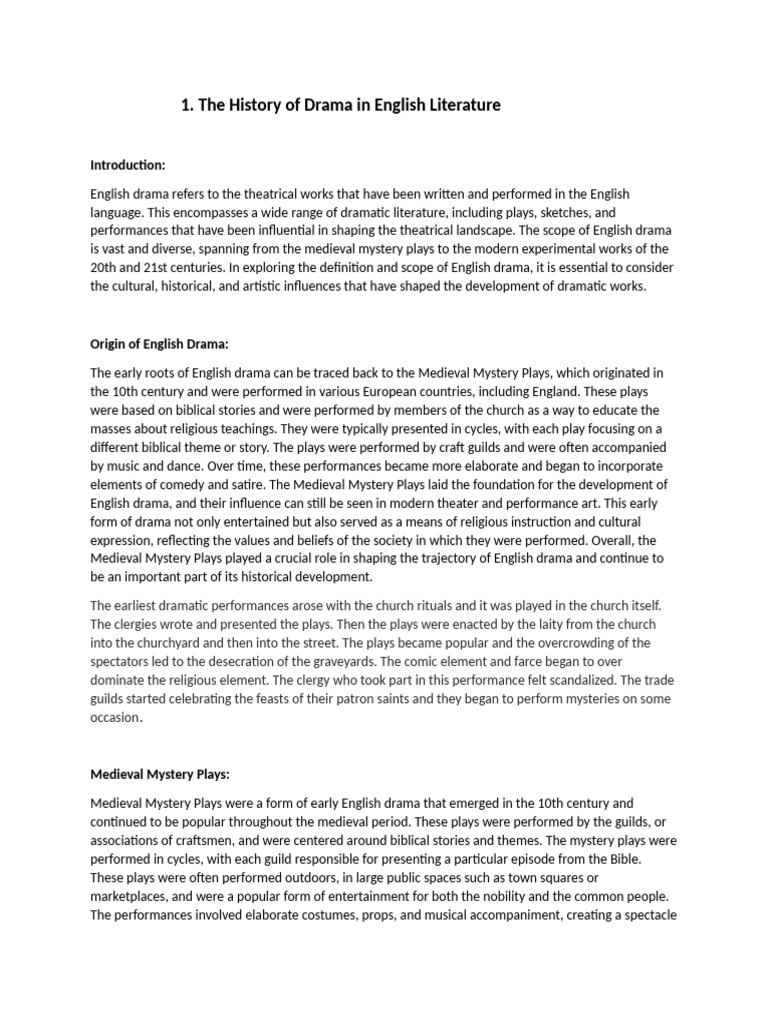 1202 Assignment | PDF | Tragedy | Play (Theatre)