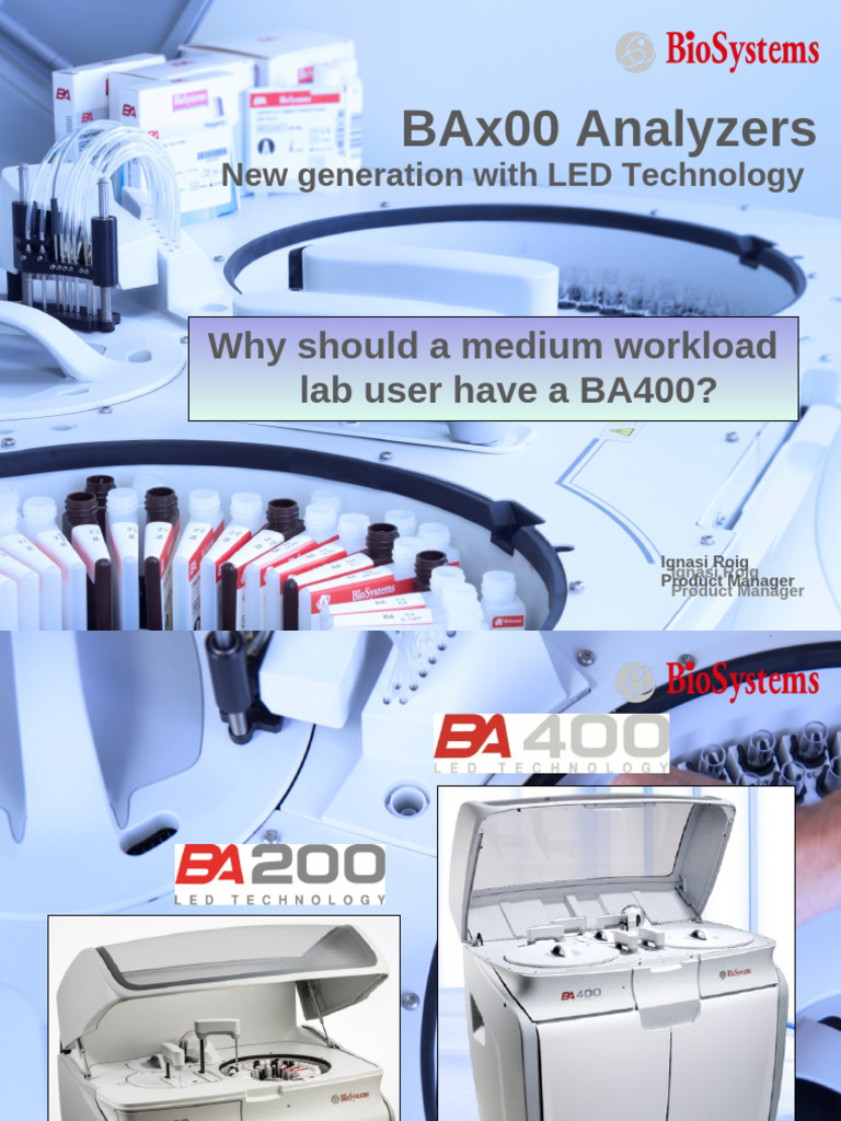 BAx00 Biosystems Analyzer ENG. Jul 2021 | PDF