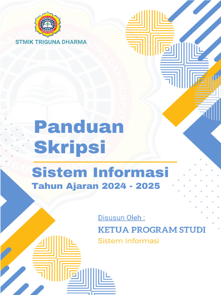 Panduan Skripsi SI 2024 2025 | PDF