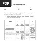 GHQ 28 Questionnaire | PDF