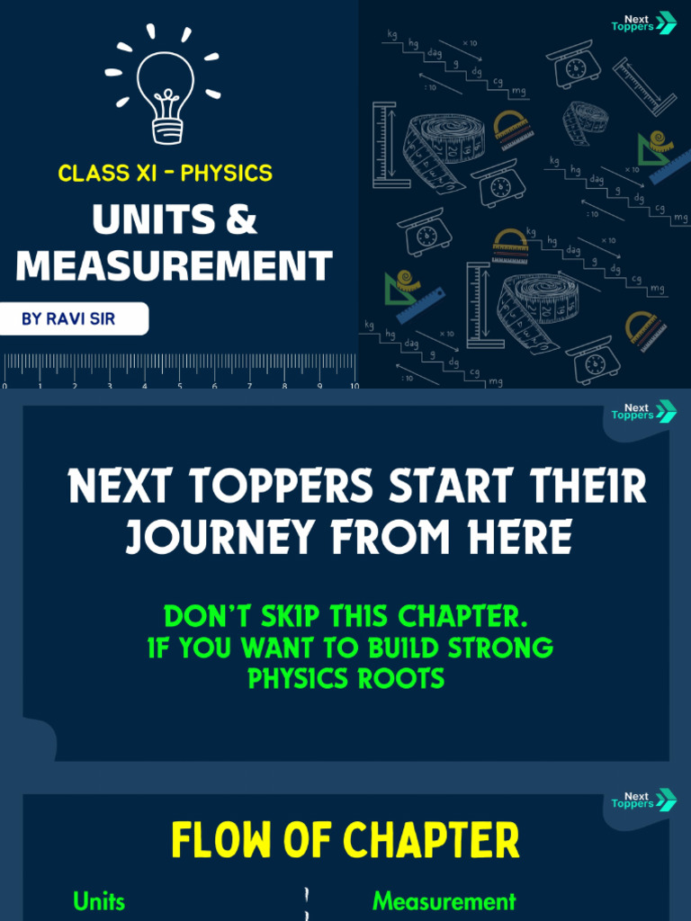Unit & Mesurement | PDF