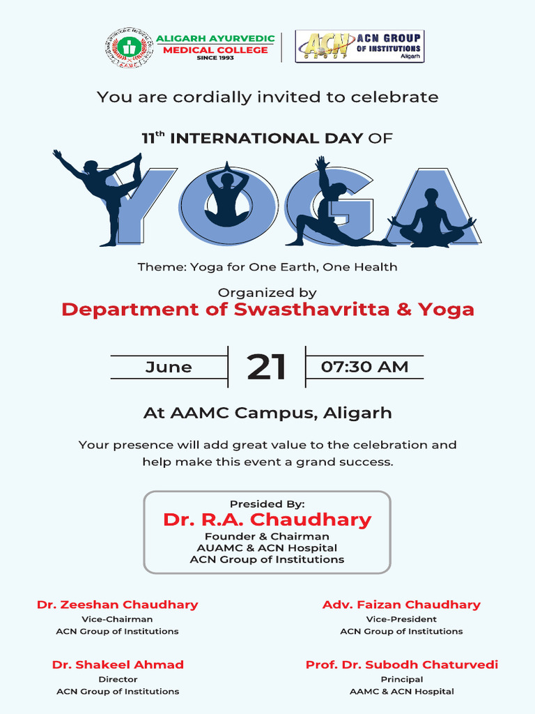 Yoga Day Invitation-1 | PDF