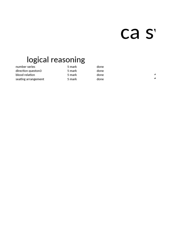 CA Math Syallabus Done | PDF