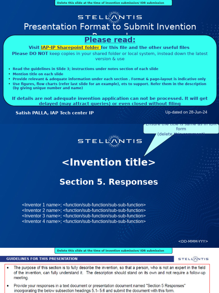 3a1 - Invention Proposal Submission Form IAP ICT 1 3 | PDF | Fuel Cell ...