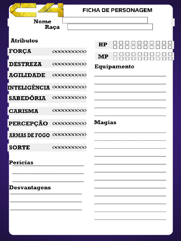 Ficha c4 Modelo | PDF